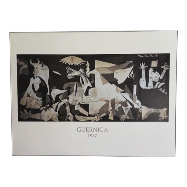 1990s Vintage Large Picasso Guernica Print Denmark, Framed | Chairish