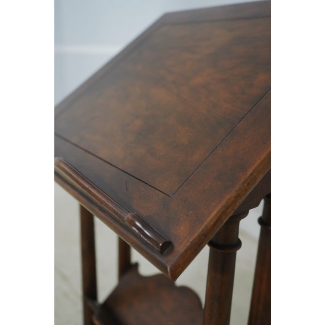 Baker Walnut Music Stand or Book Rack | Chairish