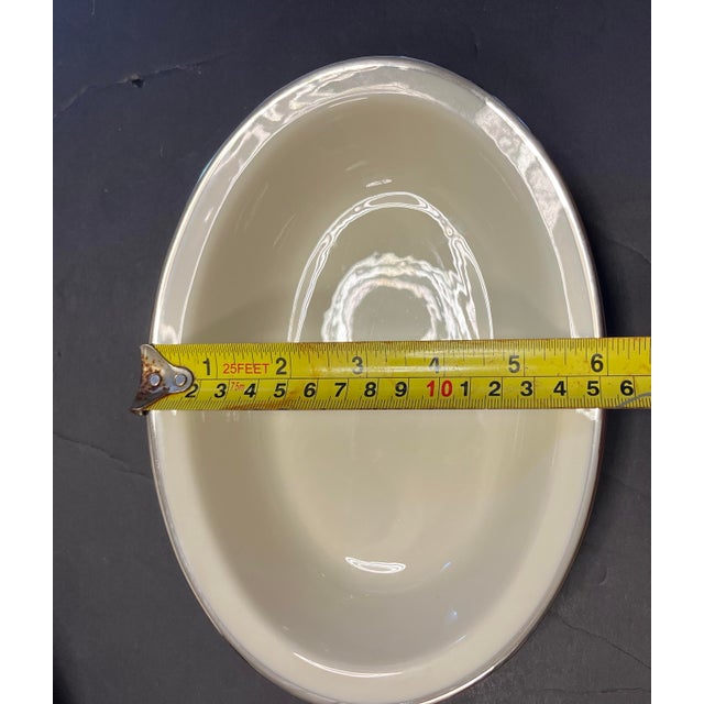 Vintage Lenox Montclair Platinum Trim Oval Serving Bowls – Pair of ...
