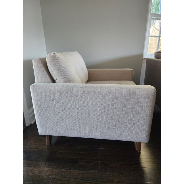 Organic Modern Jonathan Louis Collection Floor Model Off-White Club ...