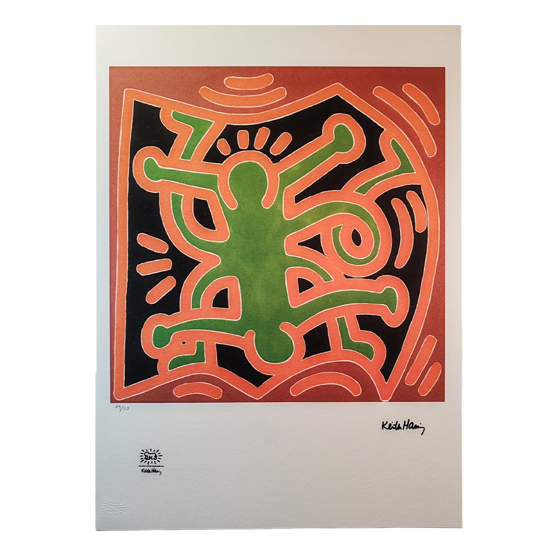 Keith Haring, Composition, Lithograph, 1980s | Chairish
