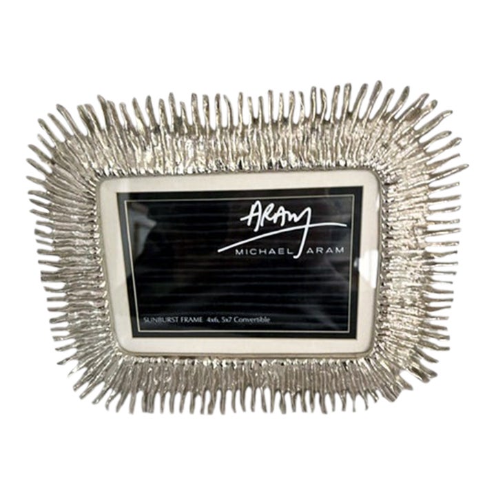 Michael Aram Sunflower Collection Picture Frame | Chairish