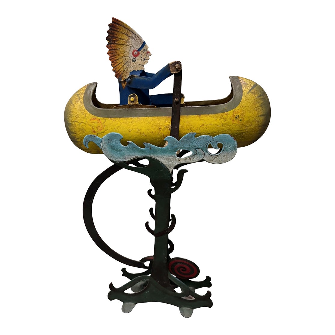 Early 20th C. Folk Art Whirligig / Animated Mechanical Sculpture | Chairish