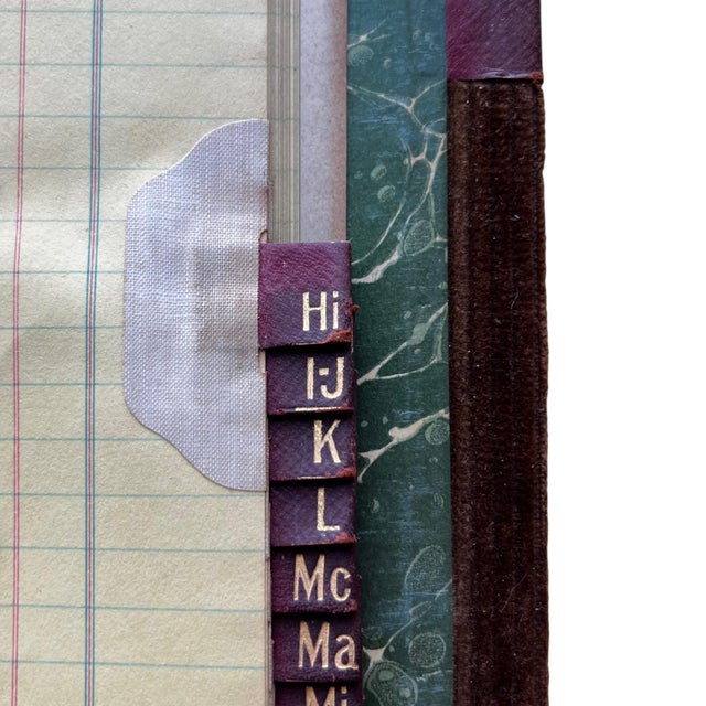 Early 20th Century Trust of New York City Vintage Leather Ledger Book ...