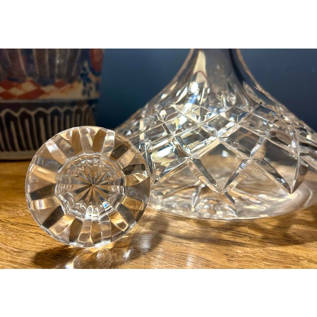 Captain's Crystal Cut Decanter | Chairish