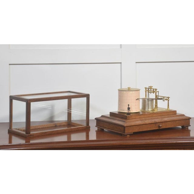 Antique Oak Barograph from Short & Mason, England, 1890s | Chairish