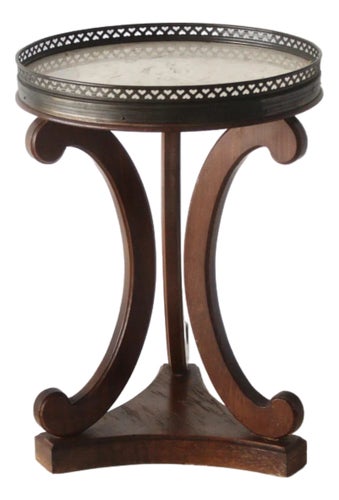 granite top side table