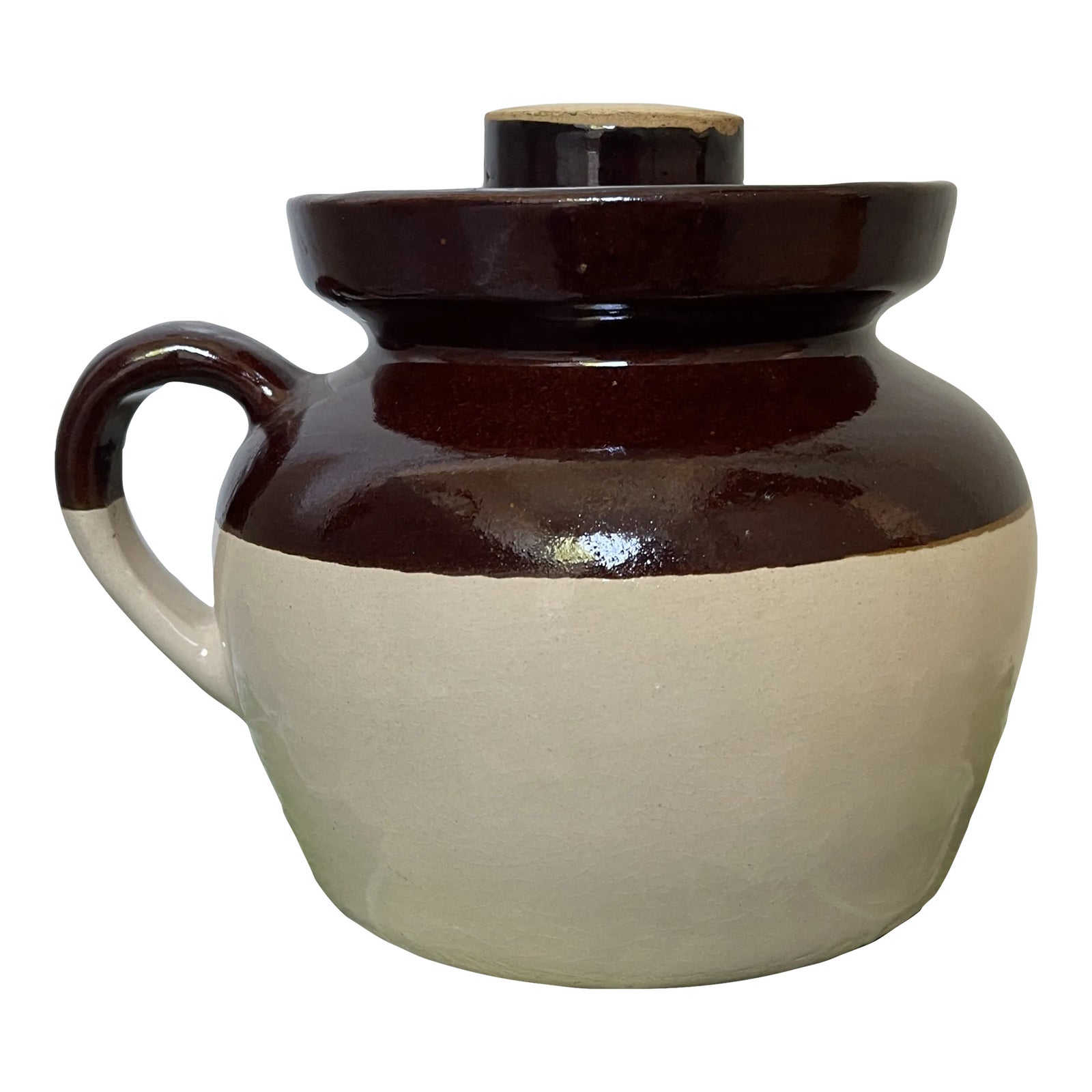 Early 20th Century Robinson Ransbottom Stoneware Crock | Chairish