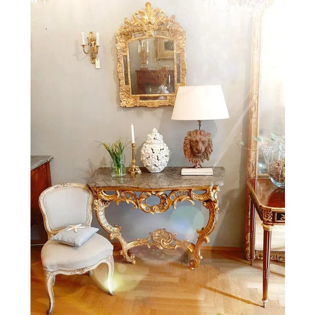 Large Louis XV Console Table | Chairish