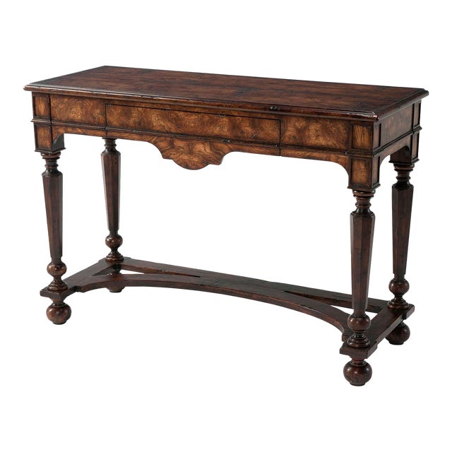 Rustic English Console Table | Chairish