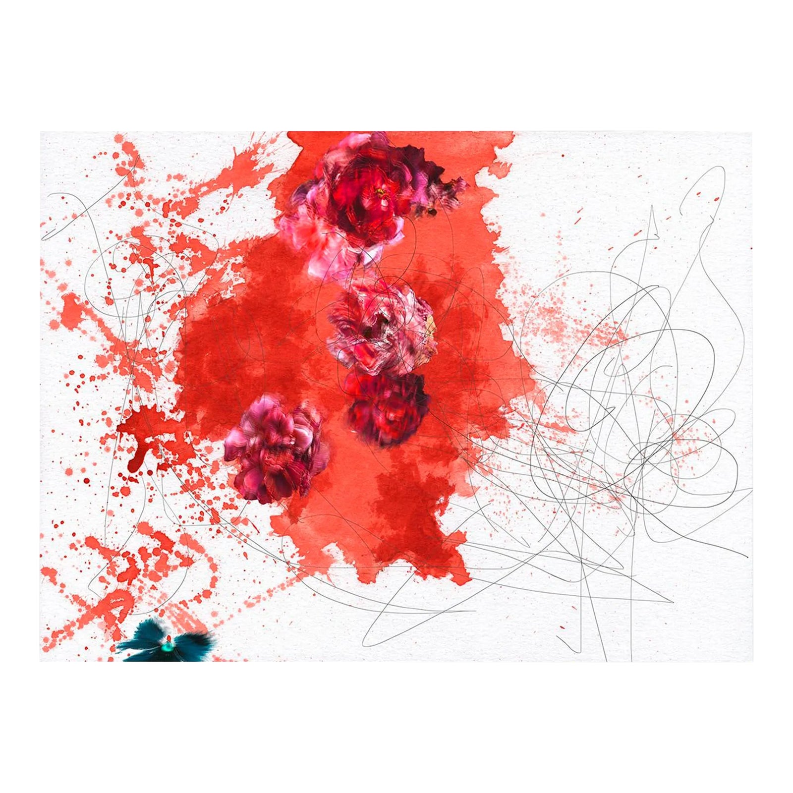 Contemporary Abstract Archival Pigment Print on Ilford Smooth Pearl ...