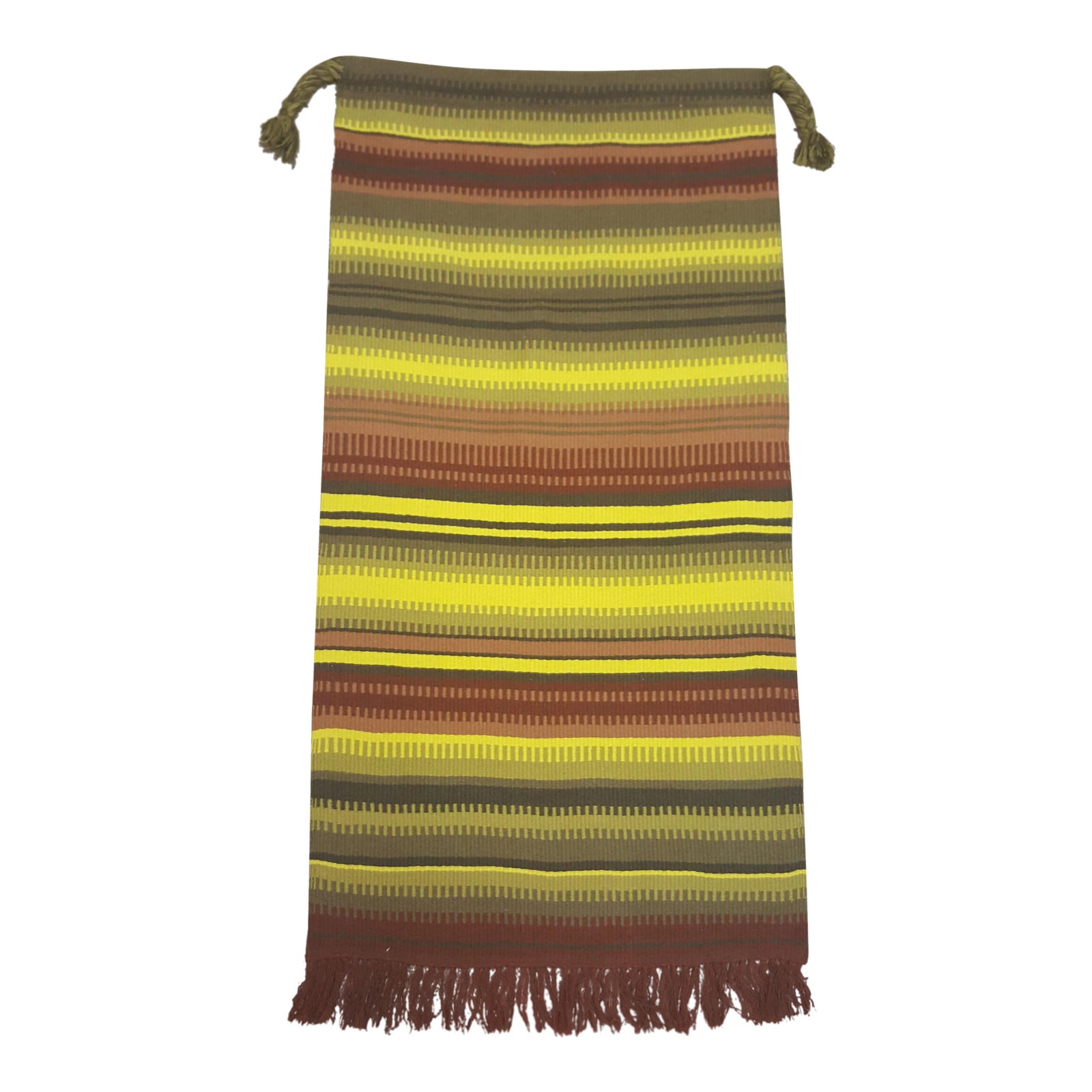 Handmade Finnish Raanu Mid-Century Tapestry Wall Hanging | Chairish