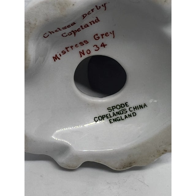 English Mid 1800th Century Porcelain Chelsea Derby Maiden Figurine Spode Copeland China, England ...