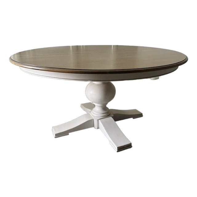 Ethan Allen Cooper Round Dining Table | Chairish