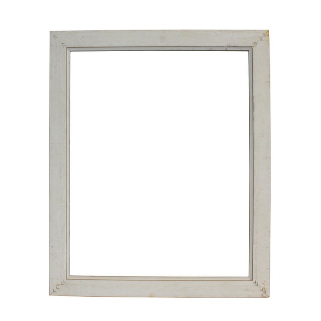 Wood Golden Scroll Motif Rim Rectangular Picture Painting Frame | Chairish