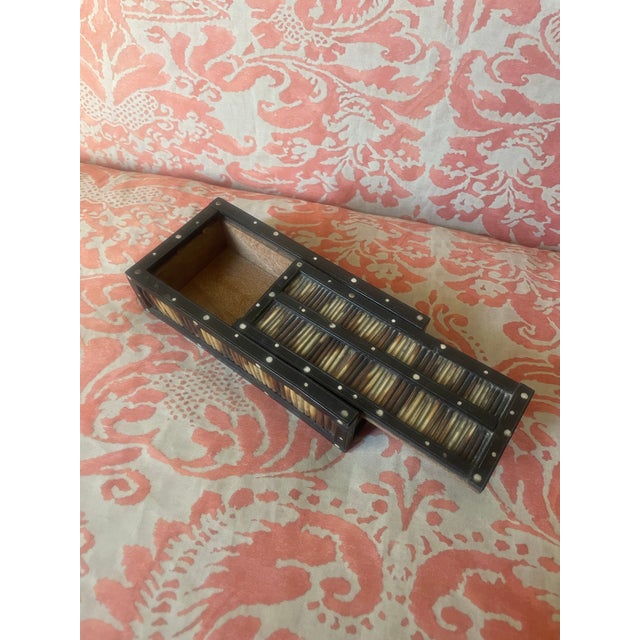 Antique Anglo Indian Porcupine Quill Box | Chairish
