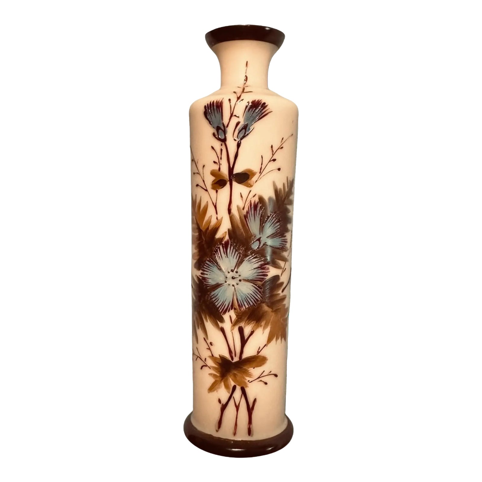 Late 19th Century Ornate Botanical Theo Ricksecker Perfume Bottle ...