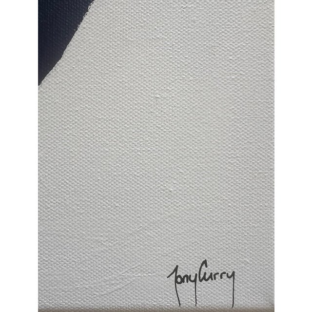 Original Blue Poppy Flower Painting by Tony Curry | Chairish