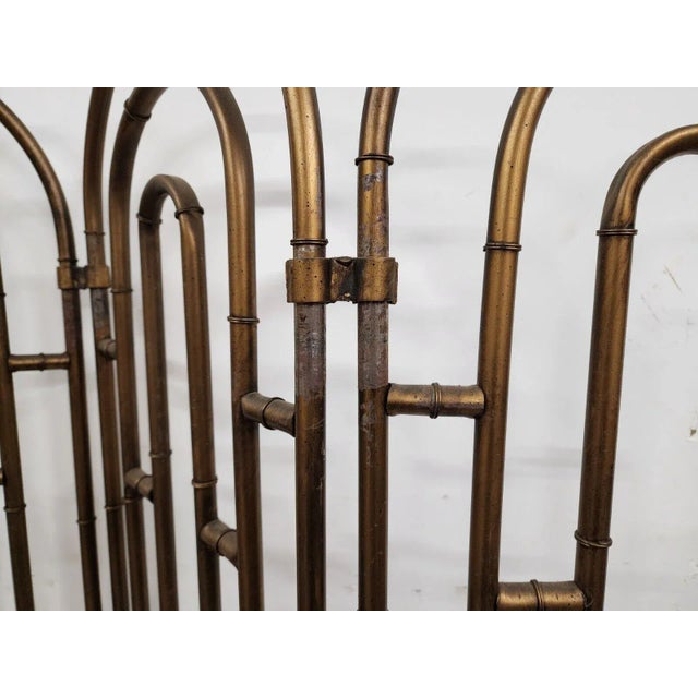 MCM Vintage Room Divider Screen Paravant Steel | Chairish