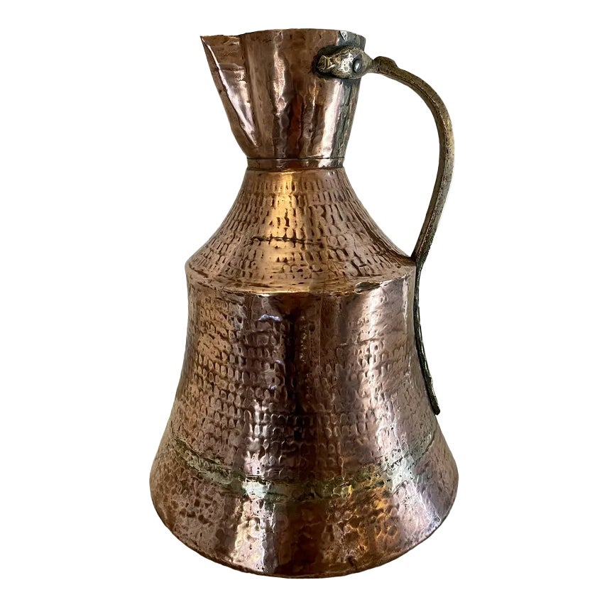 Antique George III Quality Copper Water Jug, 1800s | Chairish
