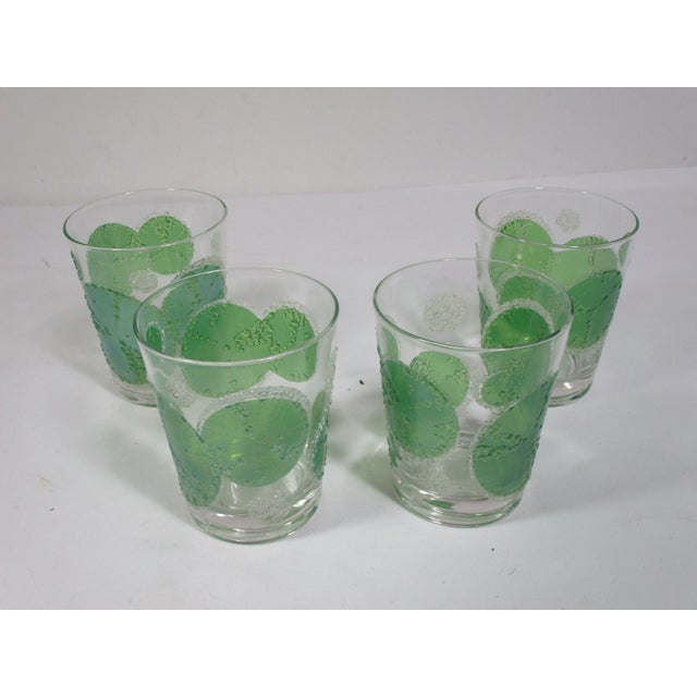 Mid-Century Modern Fred Press Glassware- Set of 4 | Chairish