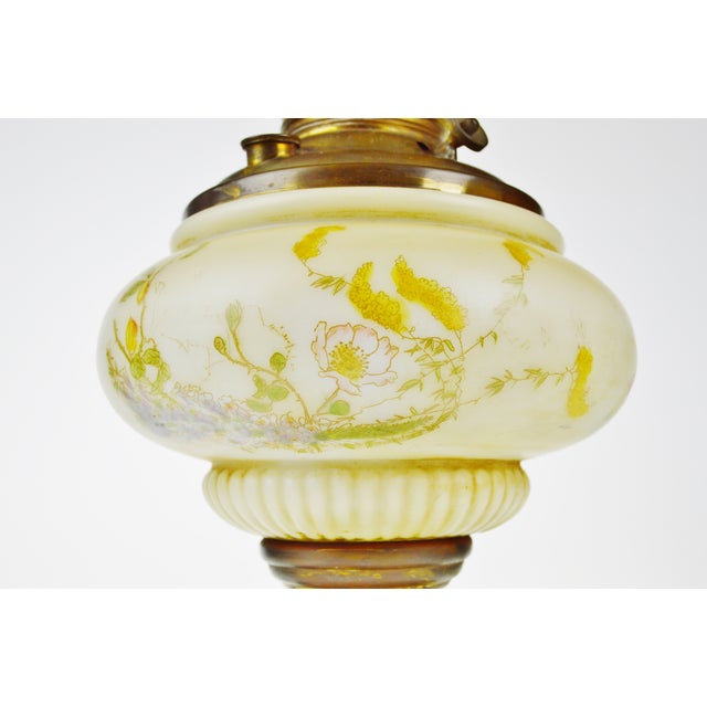 Miller Co. Hand Painted Electrified Juno Lamp | Chairish
