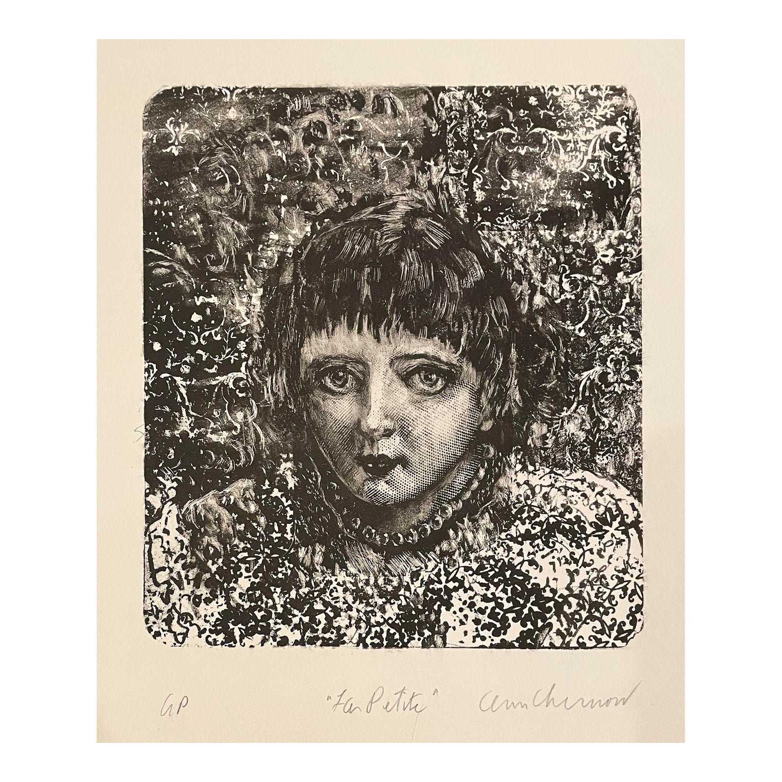 1990s Ann Chernow La Petite Etching | Chairish