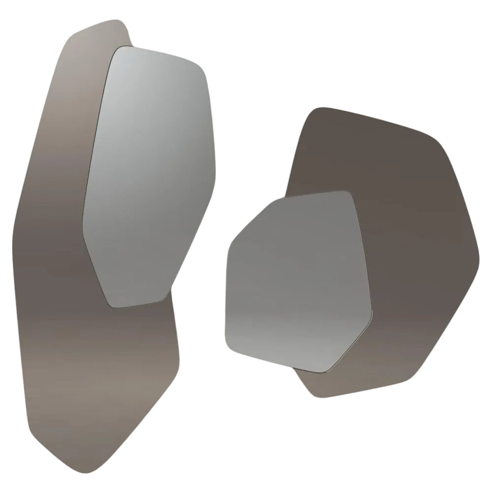 Nori V1 and V2 Wall Mirrors by Edizione Limitata, Set of 2 | Chairish