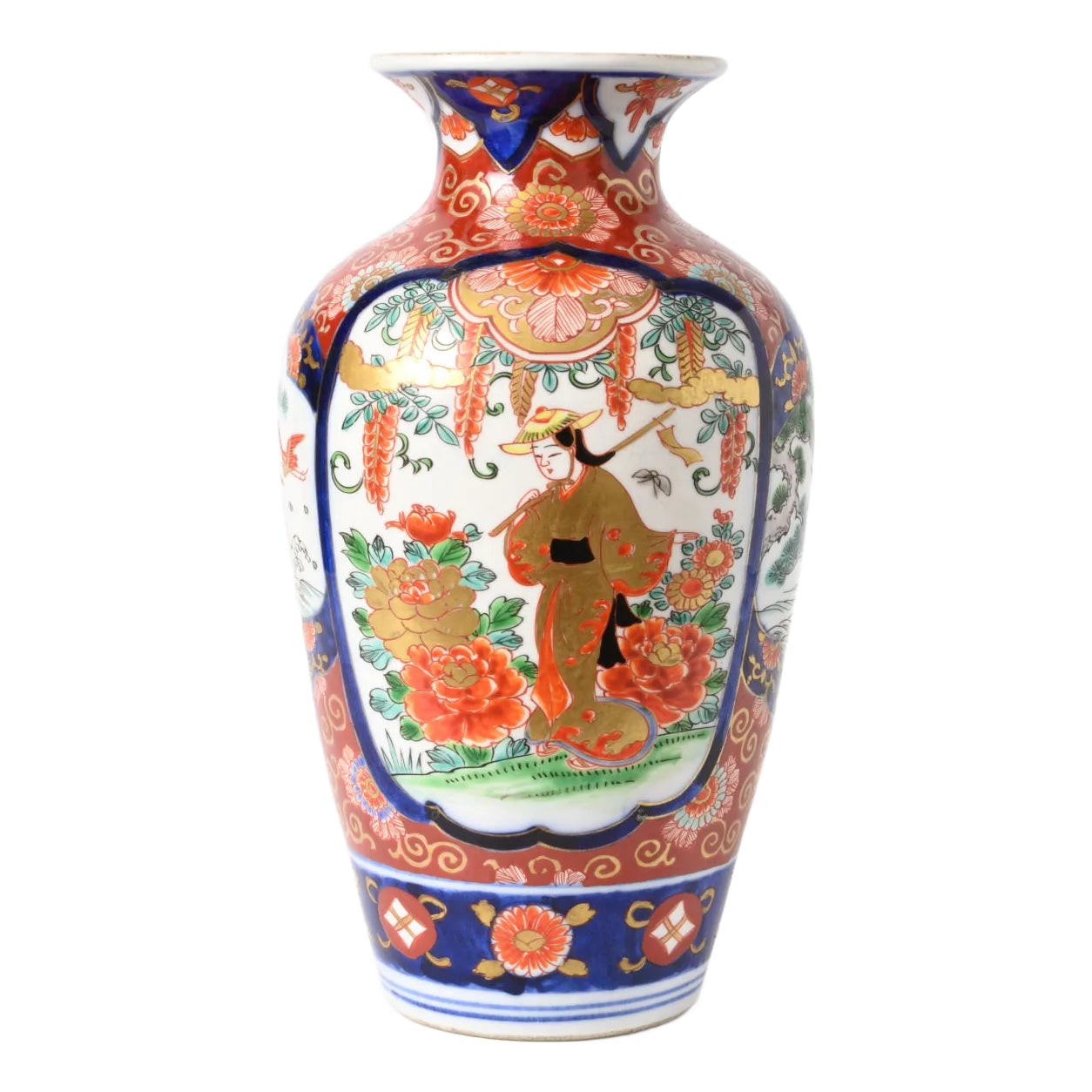 Japanese Imari Porcelain Vase from Nippon Tokusei, 1900s | Chairish