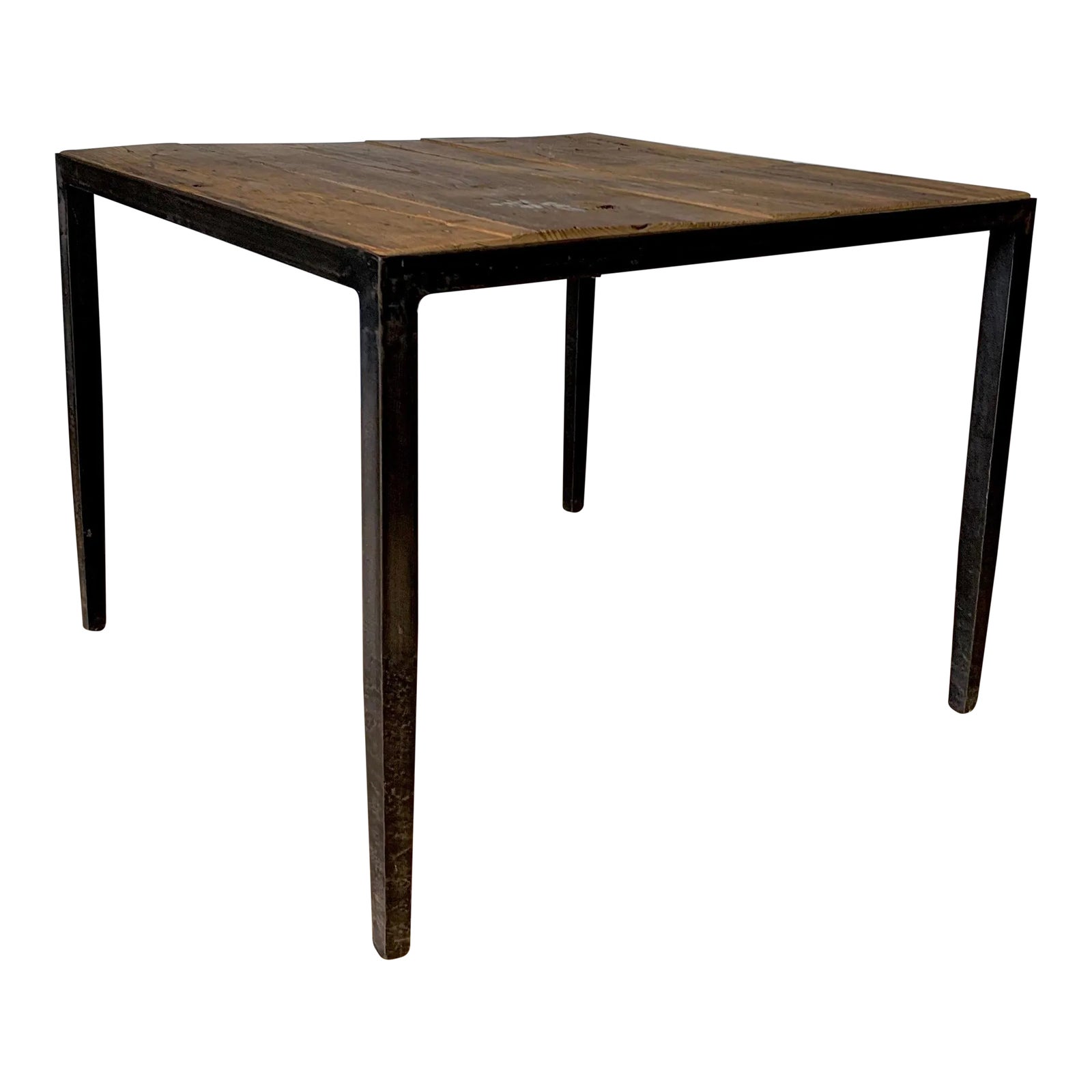 Rustic Contemporary Square End Table | Chairish