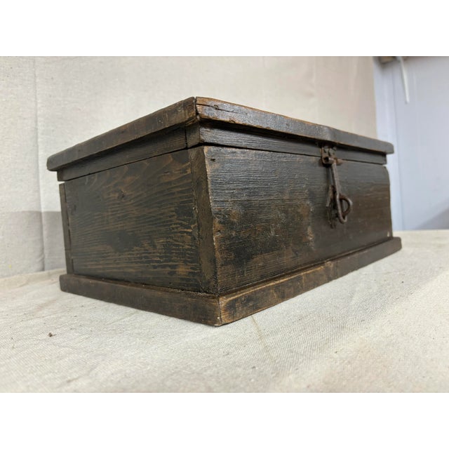 19th Century English Pine Box | Chairish