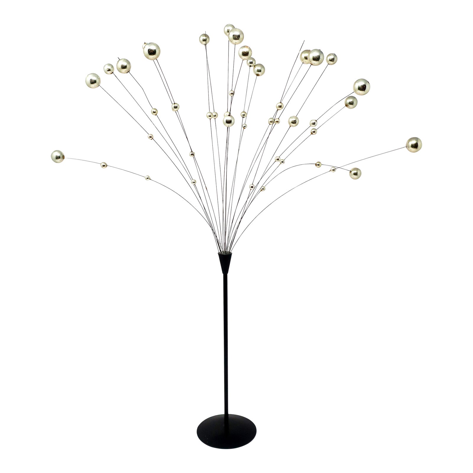 1960s Danish Modern Silver Kinetic Ball Sculpture by Laurids Lonborg ...
