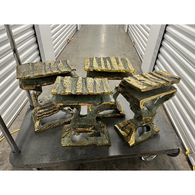 1970s Bronze Anvil Sculpture-Base | Chairish