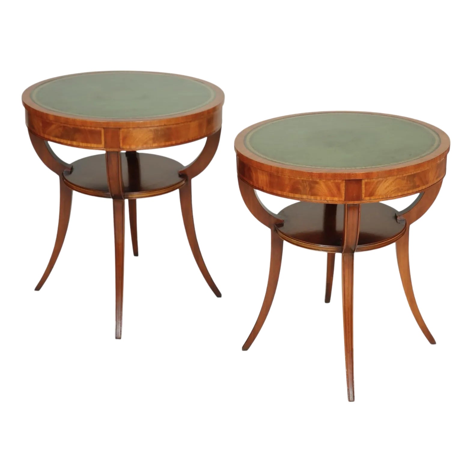 Weiman Biedermeier Salon Tables, a Pair | Chairish