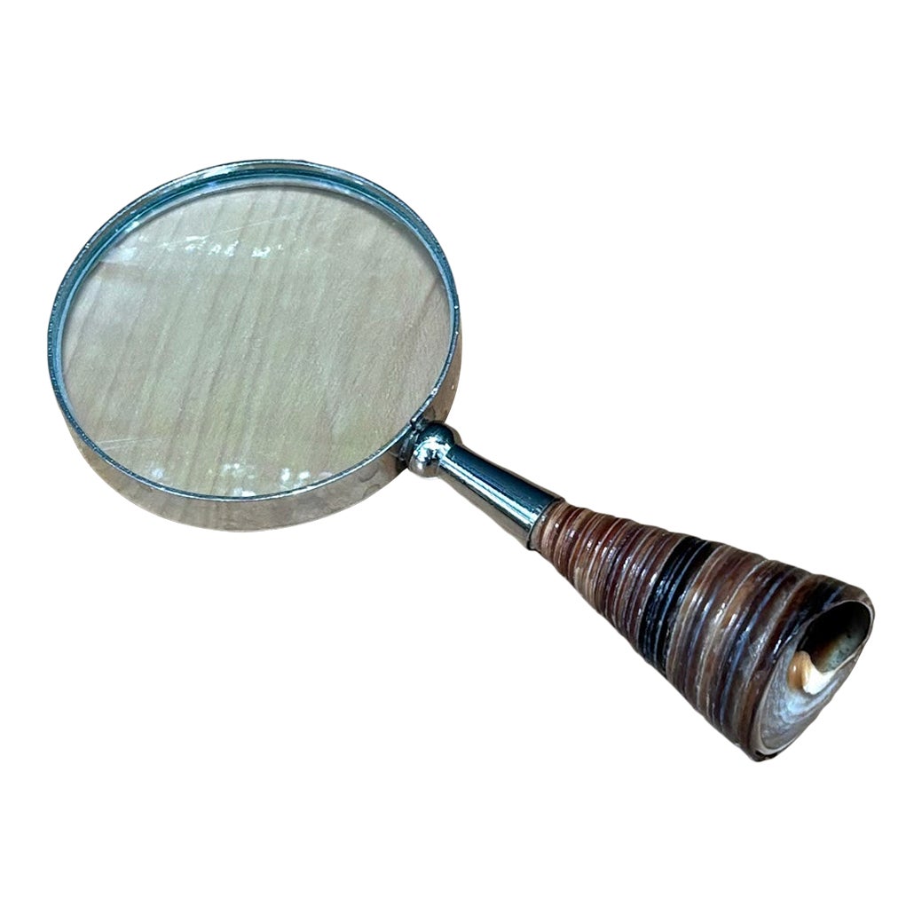 Shell-Handle Magnifying Glass | Chairish
