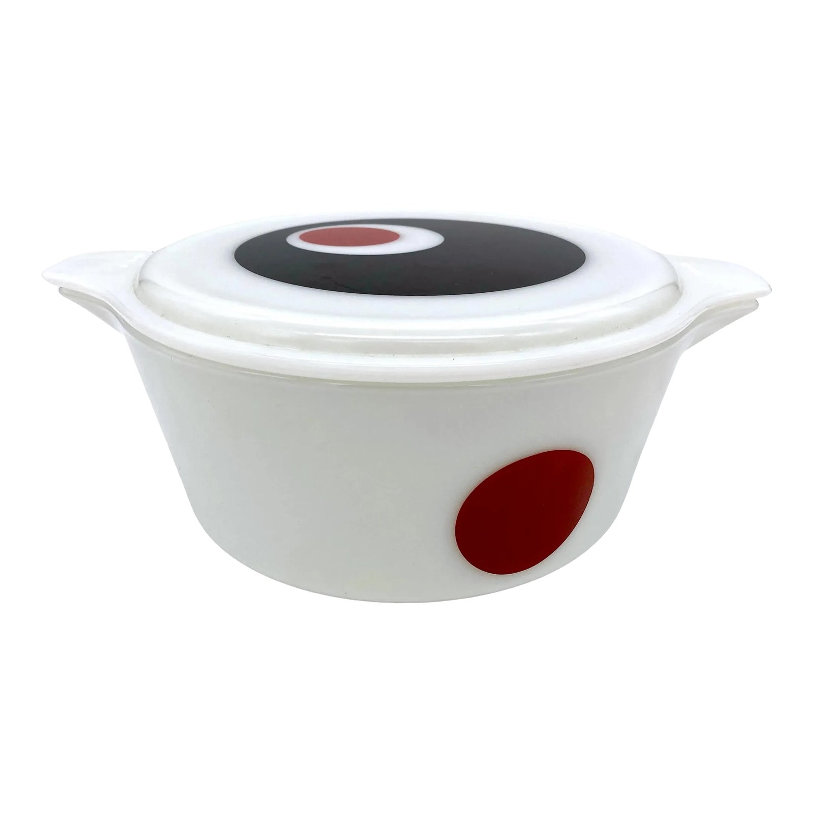 Mod Pyrex Moon Deco #475 Covered Tureen, 1971, Limited Offering | Chairish