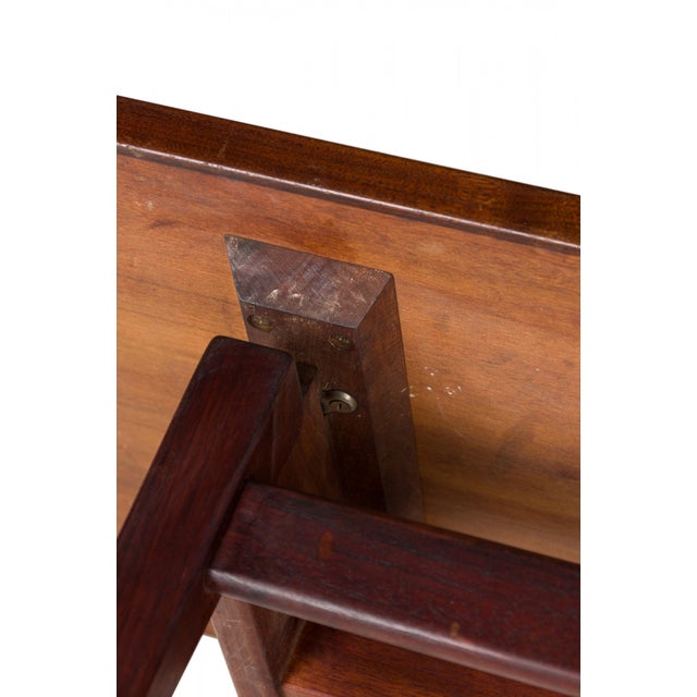 Jens Risom Danish Mid-Century Floating Top Walnut Coffee Table ...