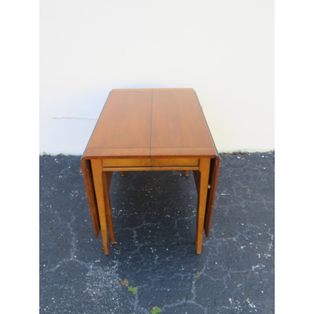 Mid Century Modern Drop Leaf Dining Dinette Table | Chairish