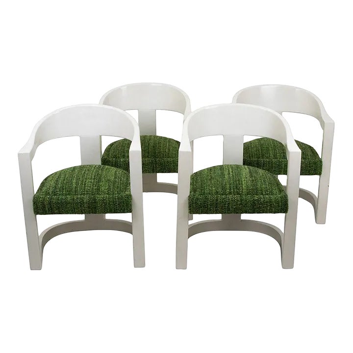 Late 20th Century Karl Springer "Onassis" Dining Chairs- Set of 4 ...