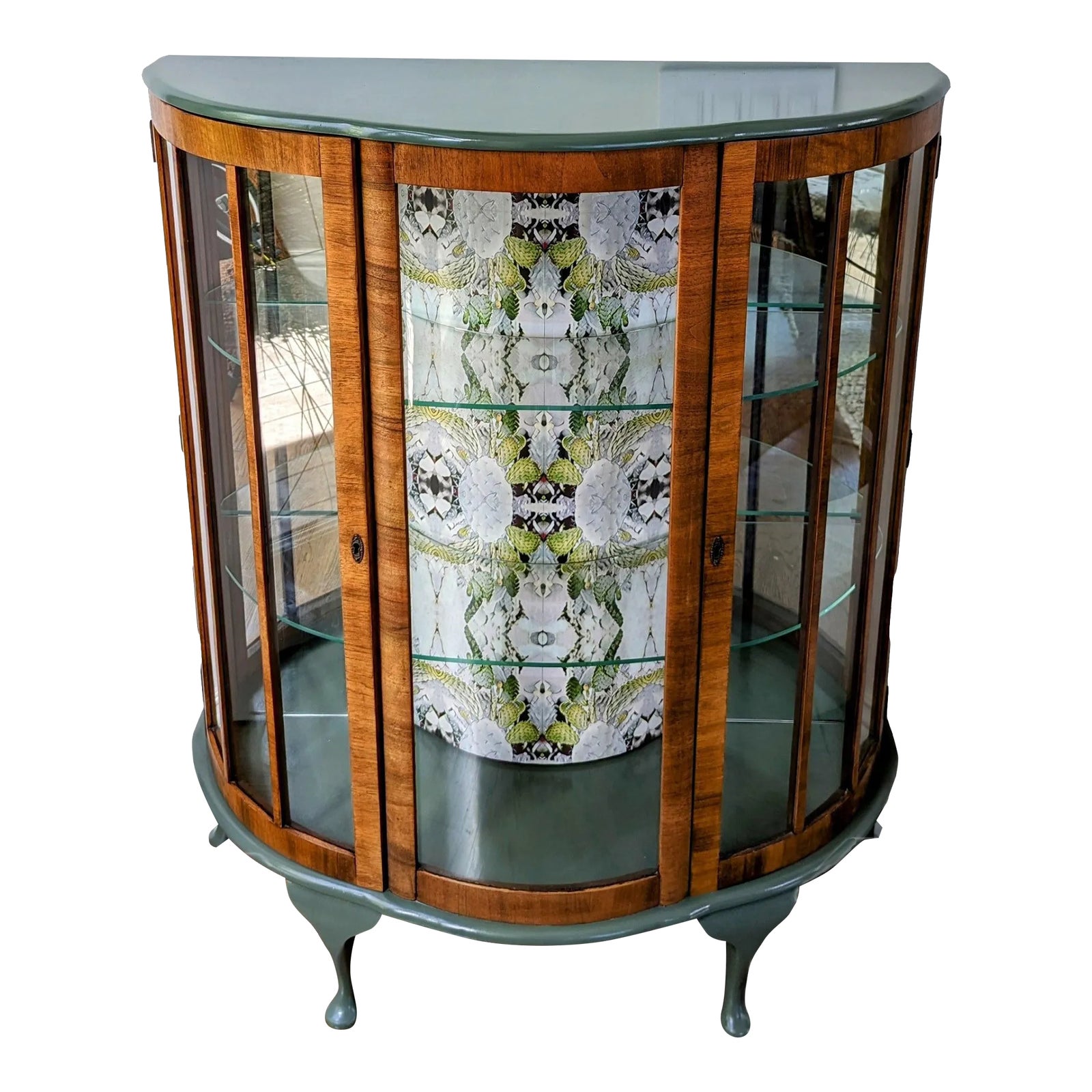 Vintage 1930s Display Cabinet | Chairish