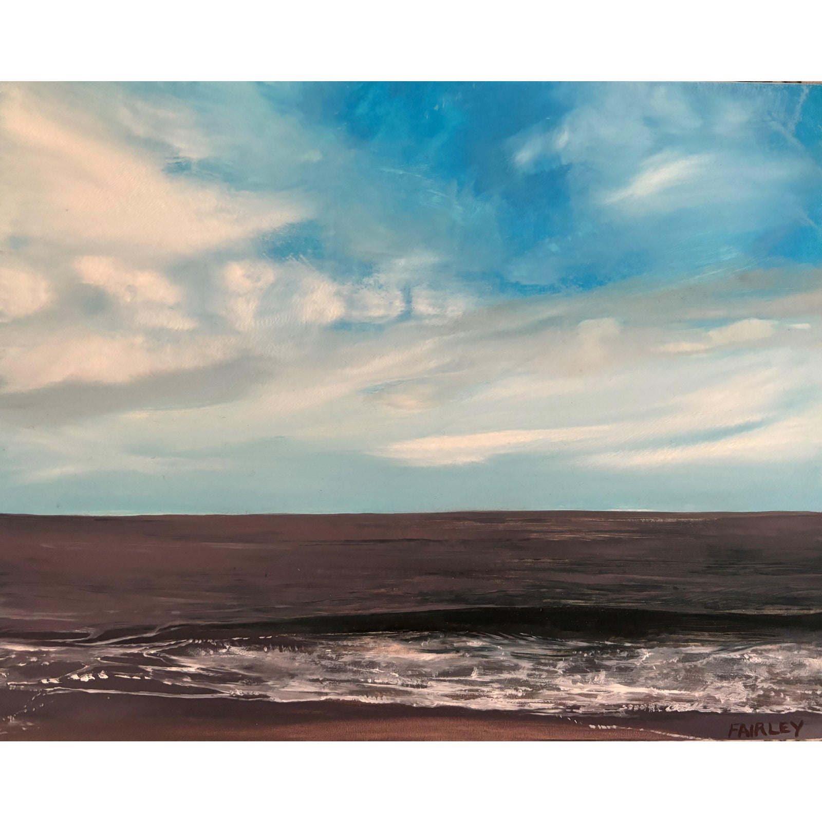 Malibu in April, Contemporary Original Oil Painting on Wood Panel by ...