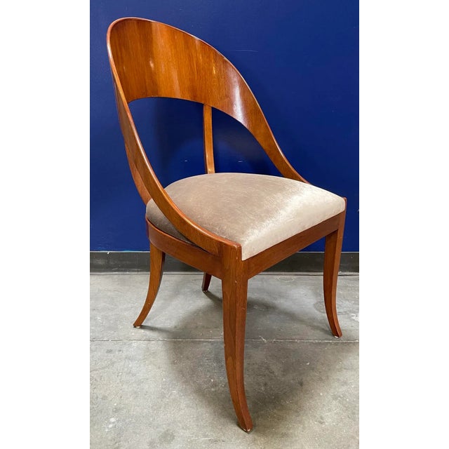 Rose Tarlow Celtic Cloth Upholstered & Walnut Rebecca Chair From the ...
