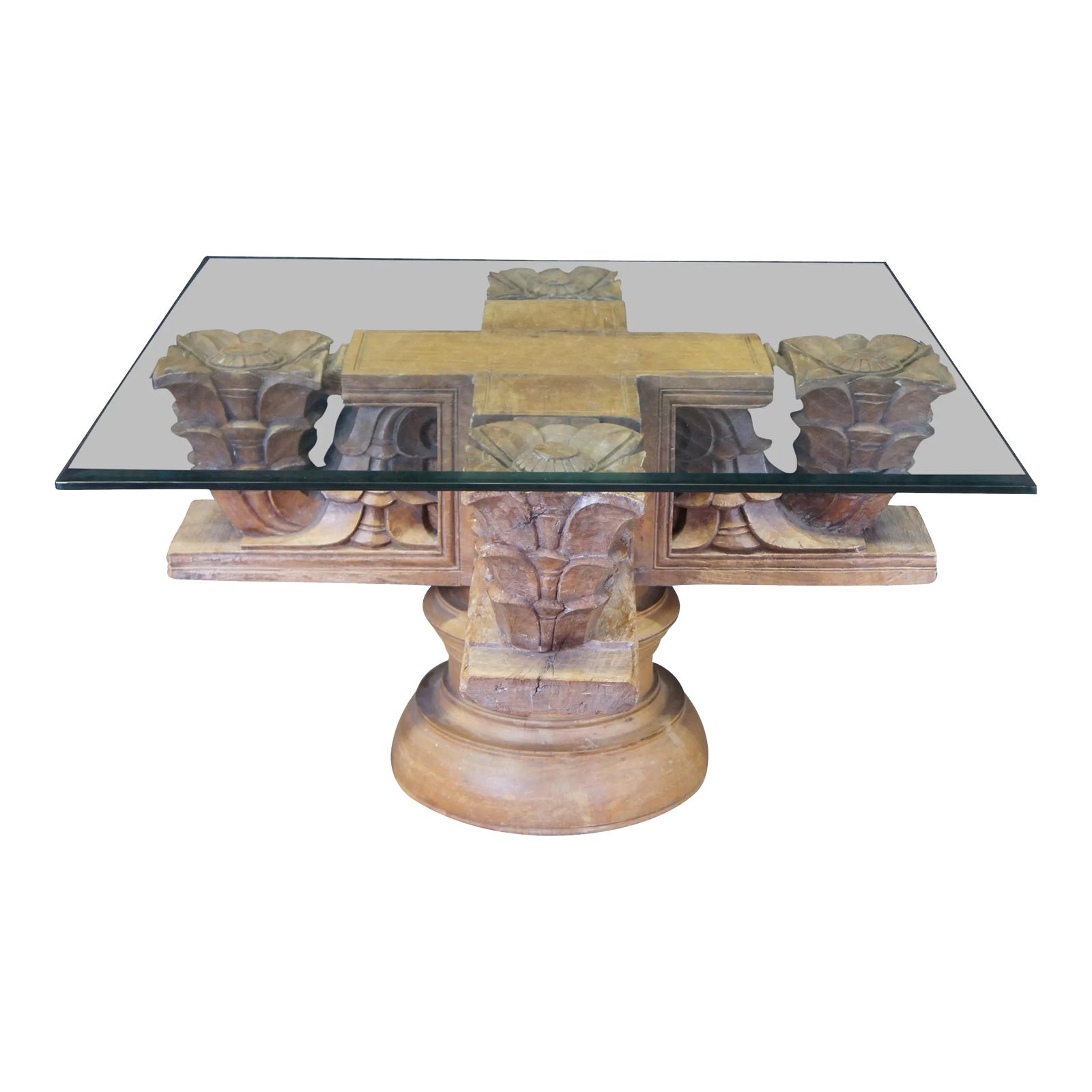 Late 19th Century Antique Architectural Reclaimed Teak Ornamental ...