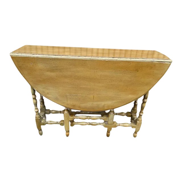 Antique Gate Leg Drop-Leaf Table. 19th Century. | Chairish