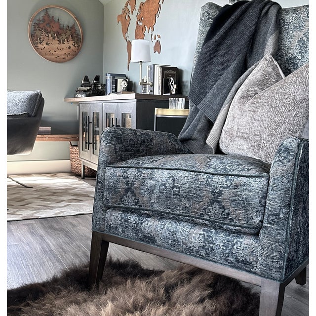 Wesley Hall Furniture Custom Made Reading Chair | Chairish