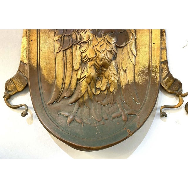 1910s New York City Cast Bronze Eagle Crest | Chairish