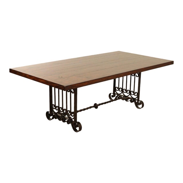 Early 21st Century Maitland Smith Spanish Revival Style Wrought Iron ...