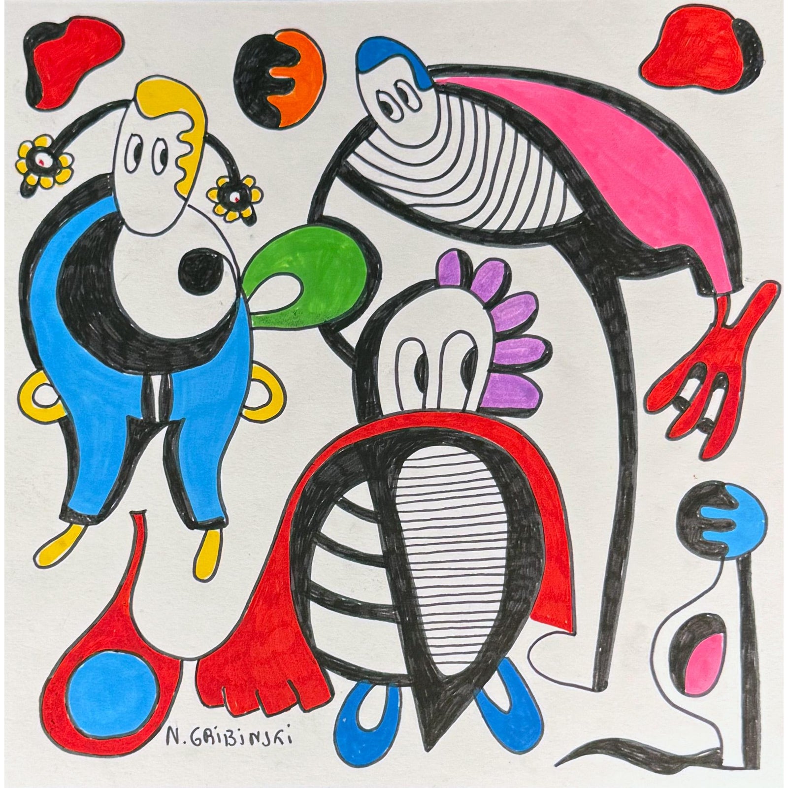 The Secret Language of Air — Nathalie Gribinski — Small Abstract ...
