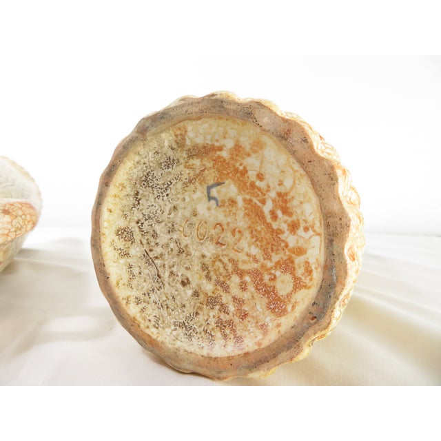 Rare Pair 1920's Art Nouveau Ditmar Urbach "Alienware" Pottery Vases ...