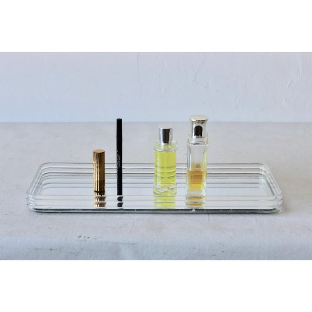 Sally Designs Style Lucite Acrylic Glass Mirror Make-Up Vanity Tray ...